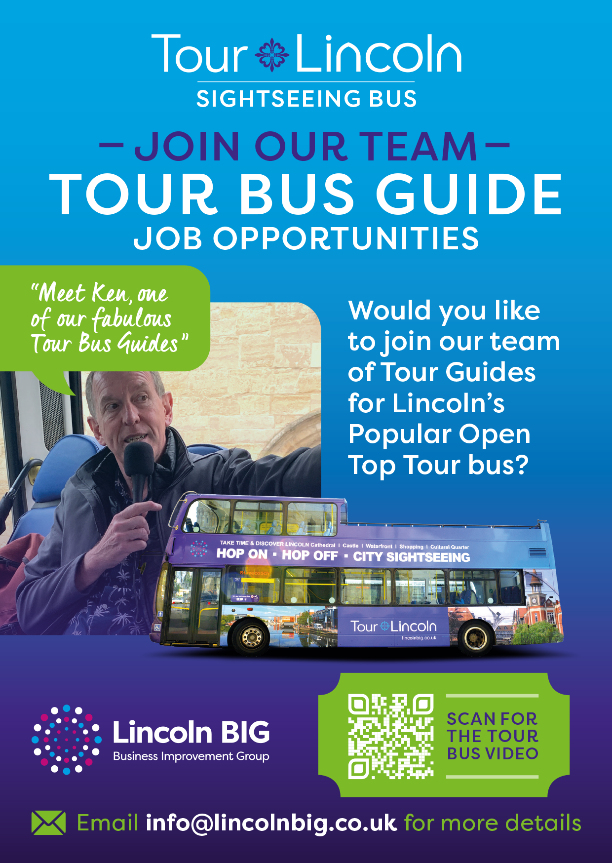 Tour Guide Vacancy | Lincoln BIG