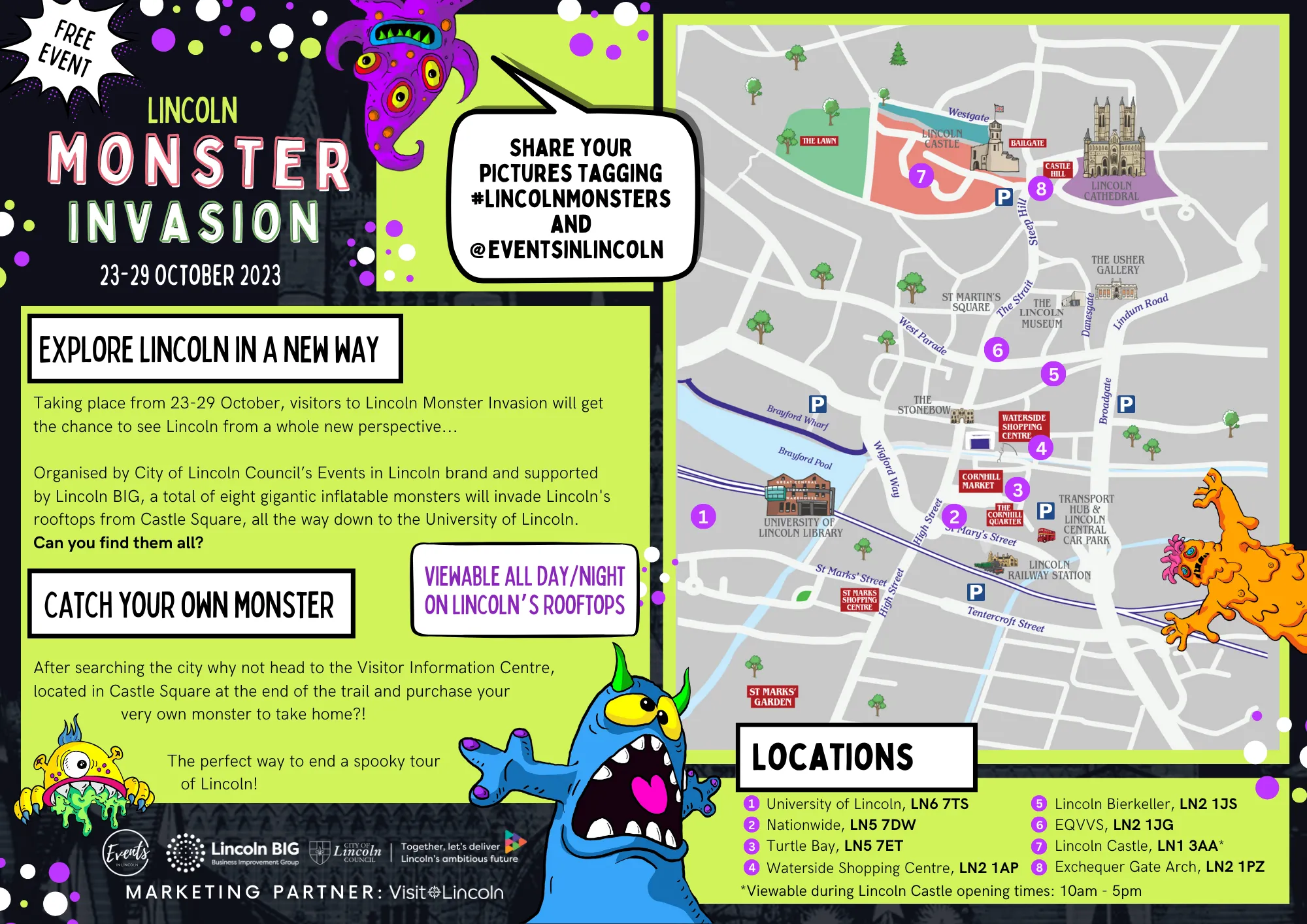 Monster Invasion | Lincoln BIG